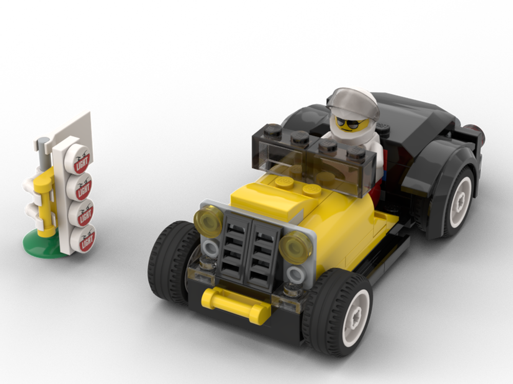 LEGO MOC 60113 - Roadster by hoppepe | Rebrickable - Build with LEGO