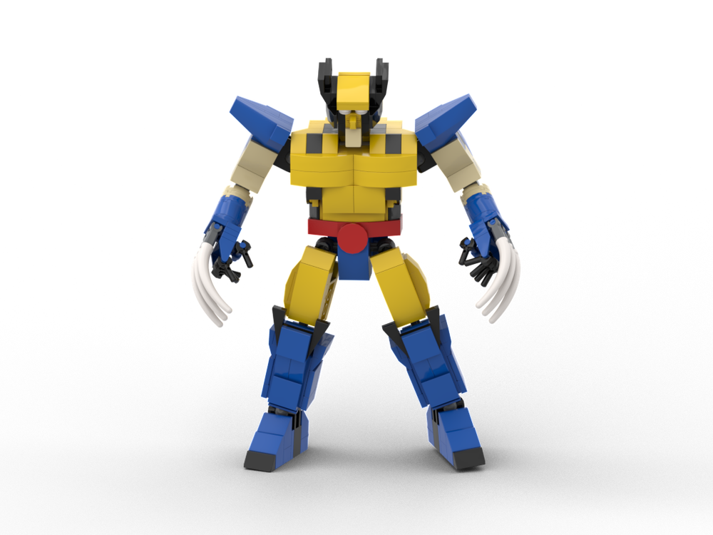 LEGO MOC WOLVERINE 8 INCH ARTICULATED MODEL by BWTMTBrickworks ...