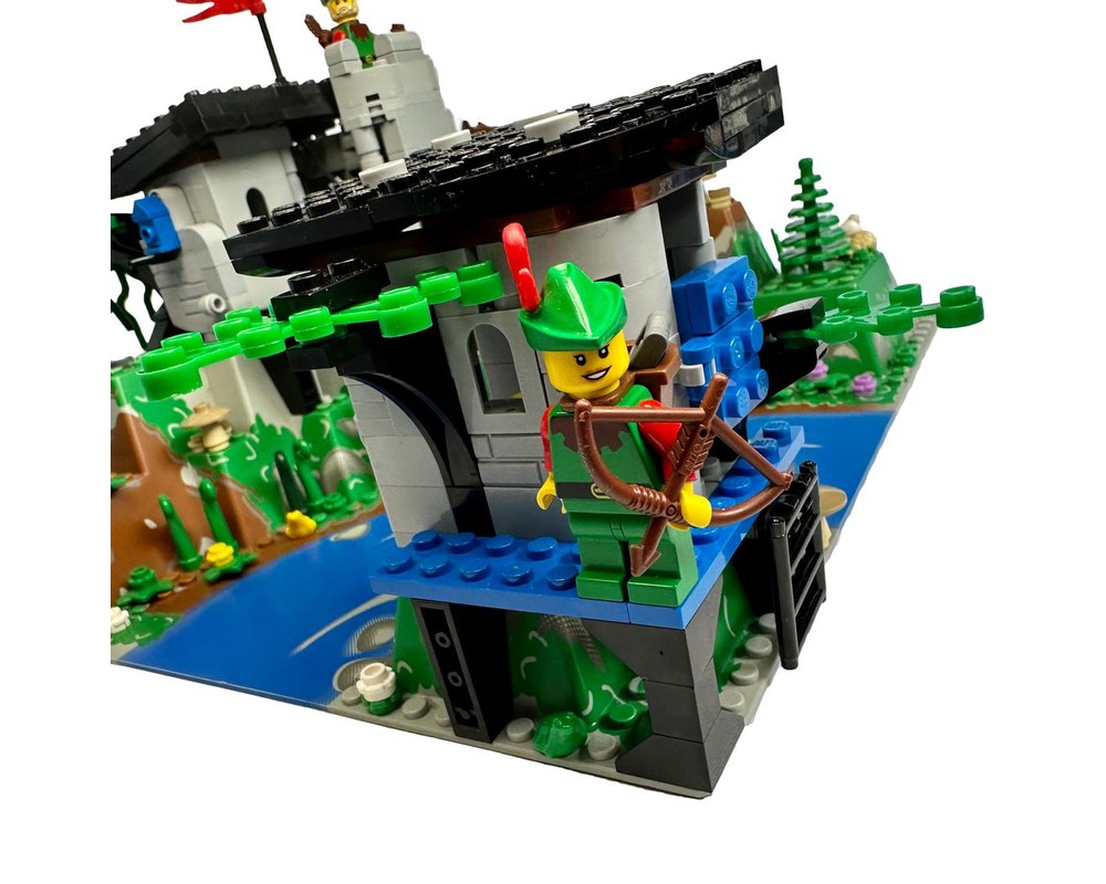 LEGO MOC Forestmen Rope Escape Hideout | Zipline over Canyon | Mountain ...
