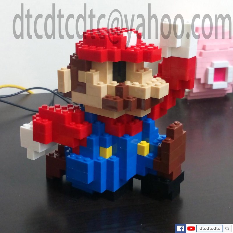LEGO MOC Mario 8-Bit by dtcdtcdtcbricks | Rebrickable - Build with LEGO