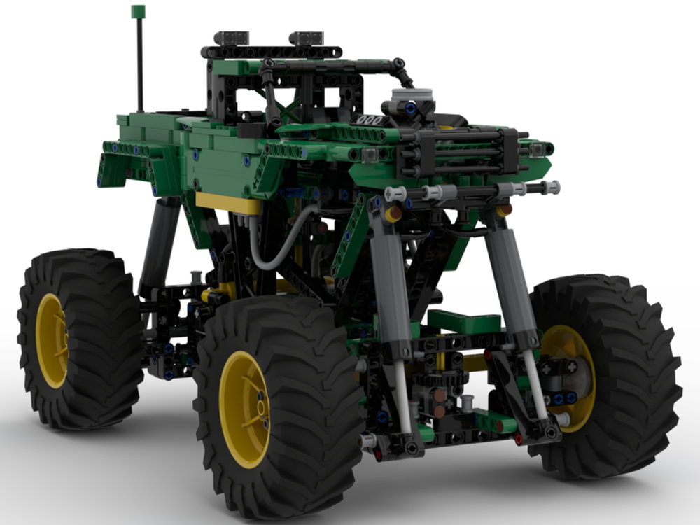 LEGO MOC 42157 Monstertruck by Mr.Platinum | Rebrickable - Build with LEGO