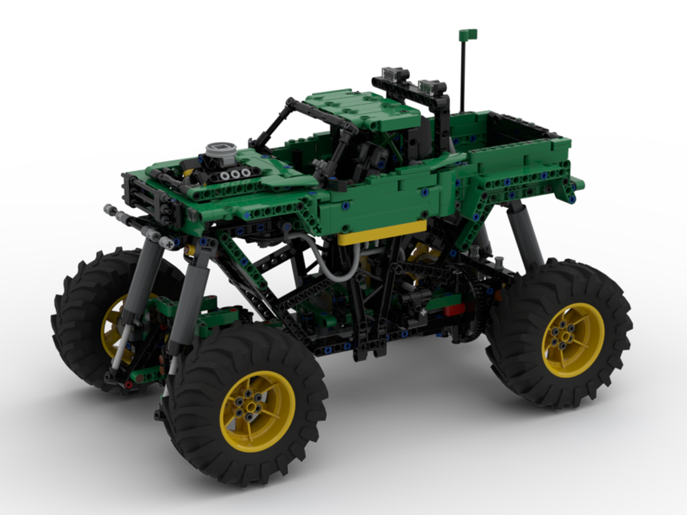 LEGO MOC-154778 42157 Monstertruck by Mr.Platinum | Rebrickable - Build ...
