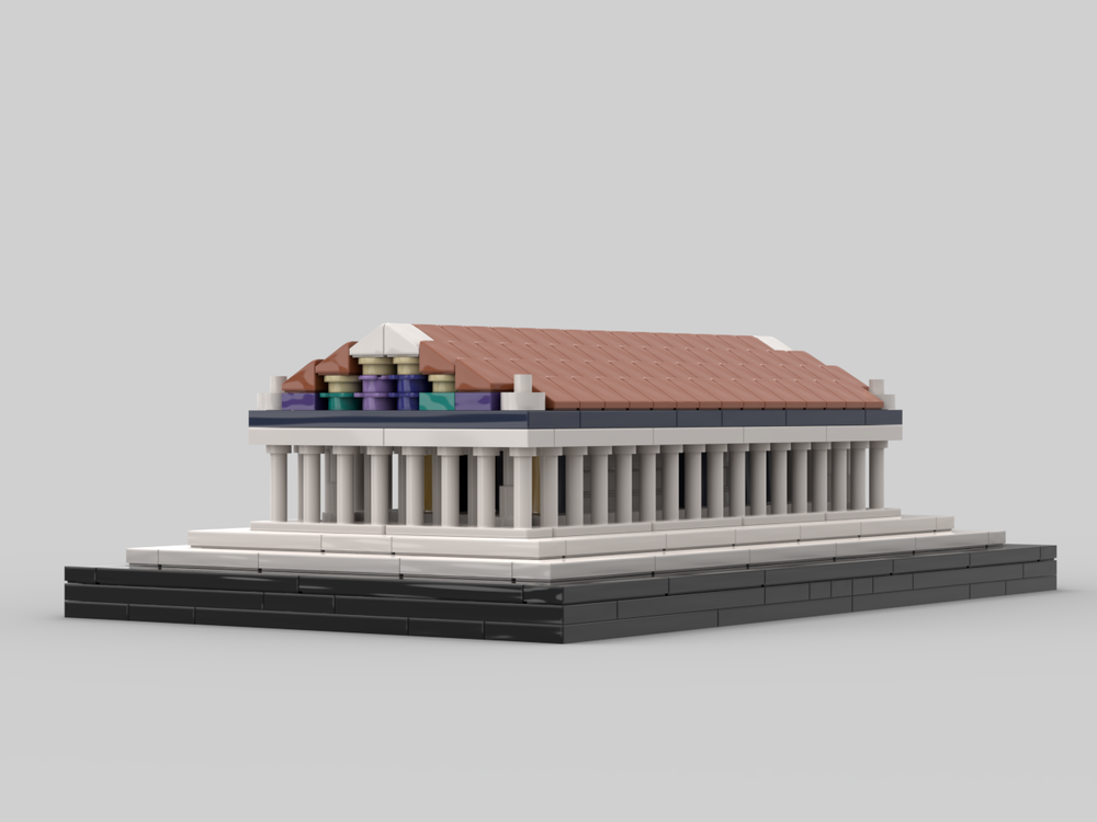 LEGO MOC 1/500 Series: The Parthenon (Acropolis); Athens, Greece by ...