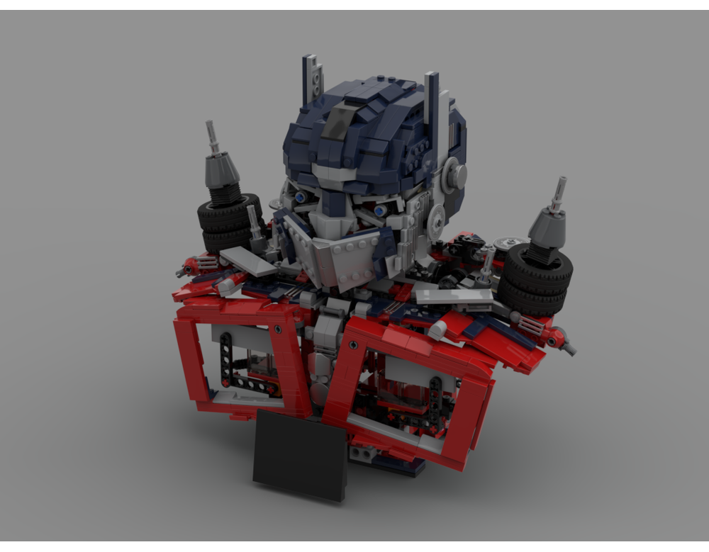 LEGO MOC Optimus Prime Movie Bust by CreationCaravan (Brad Barber ...