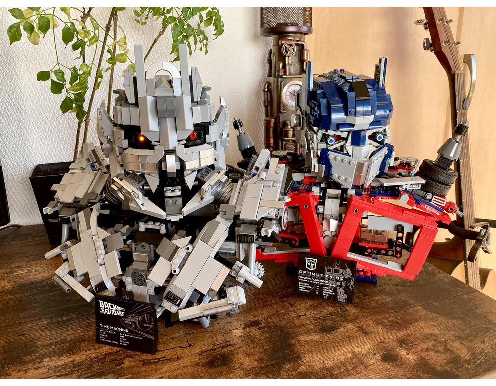 LEGO MOC Optimus Prime Movie Bust by CreationCaravan (Brad Barber ...