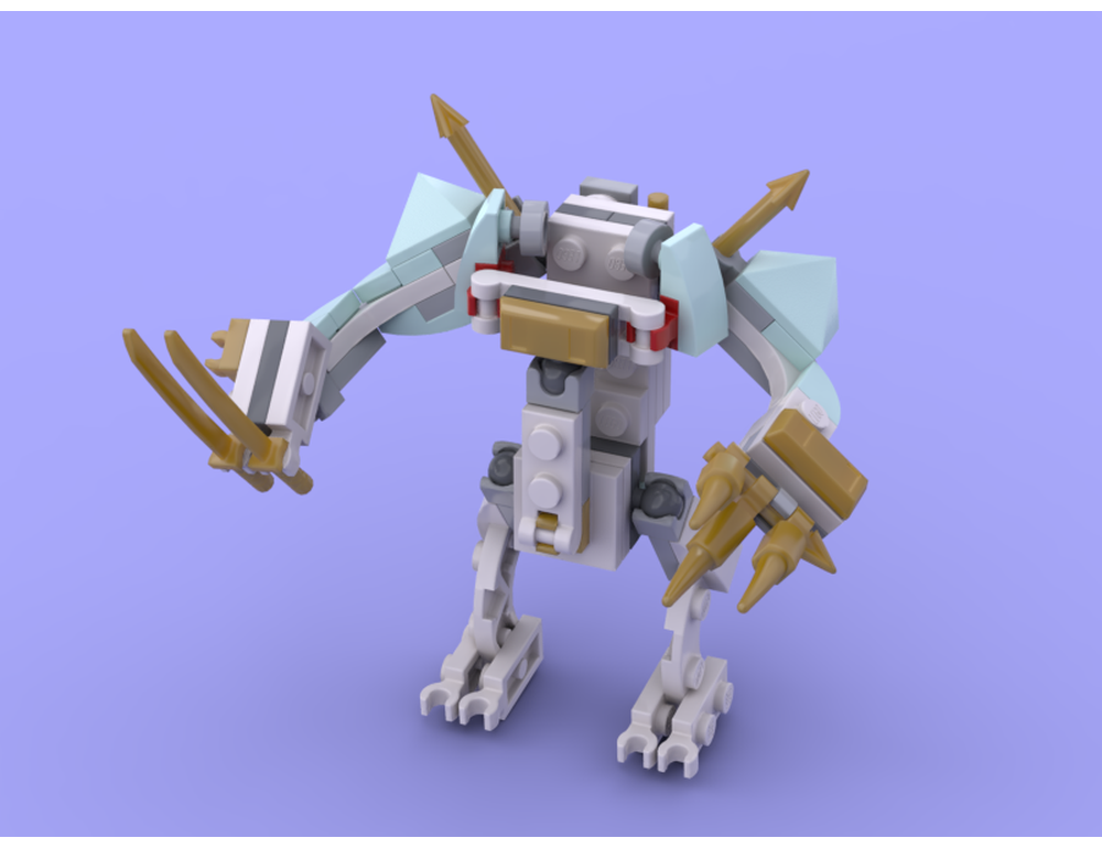 LEGO MOC Ice Dragon Mech Suit by eric_nunya | Rebrickable - Build with LEGO