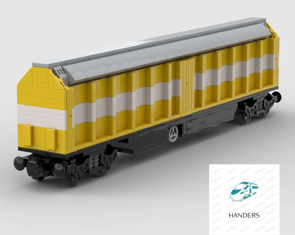 LEGO MOC Swiss Postal Habils freight wagon by Handers | Rebrickable ...