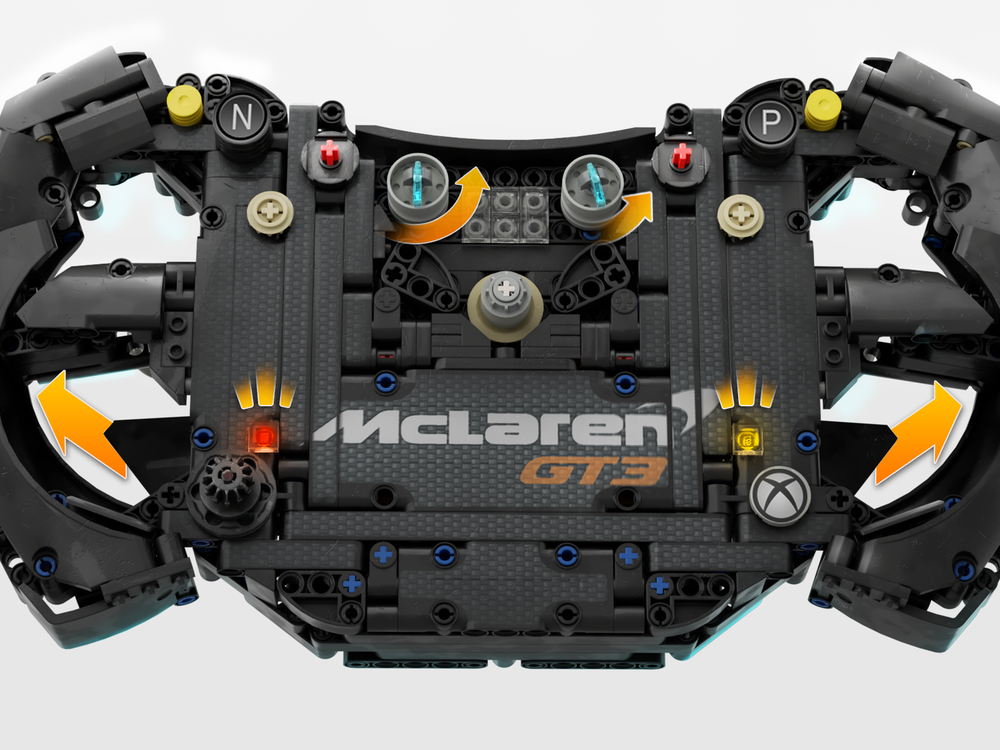 LEGO MOC 42127 CSL Elite McLaren GT3 Steering Wheel by mirrorbricks ...