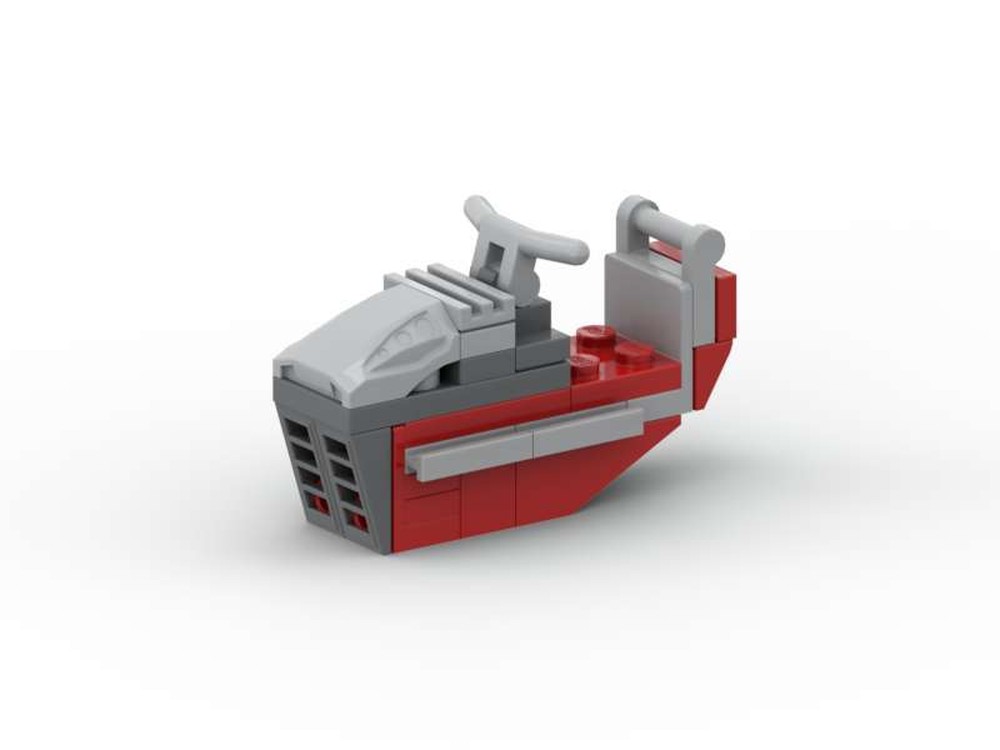 LEGO MOC Small Red Speeder by TheEvilCactus | Rebrickable - Build with LEGO