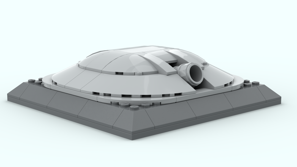LEGO MOC Armored turret artillery by That50sGuy | Rebrickable - Build ...