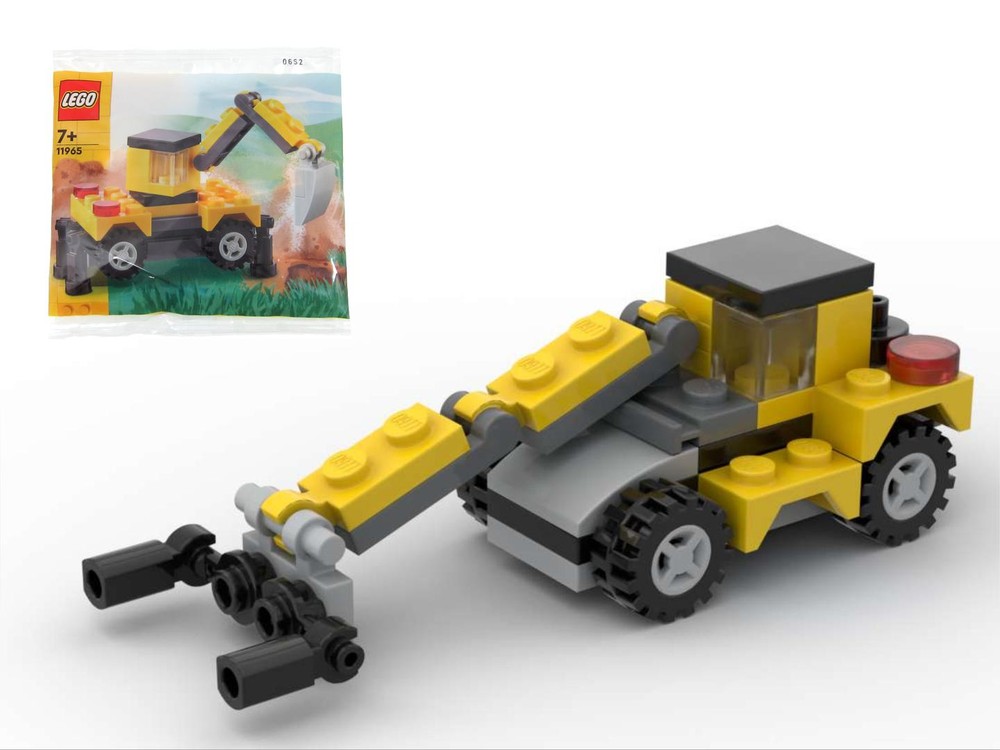 LEGO MOC 11965 Telehandler by PeterSzabo | Rebrickable - Build with LEGO