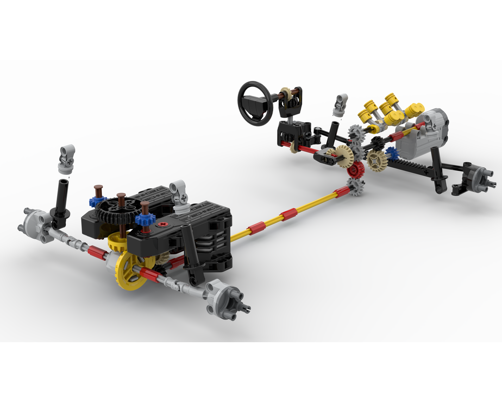 Lego Moc Corvette C6 Zr1 Convertible By Lego Technic World