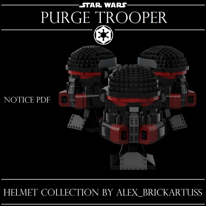 LEGO MOC Helmet Purge Trooper by Alex_BricKartuss | Rebrickable - Build ...