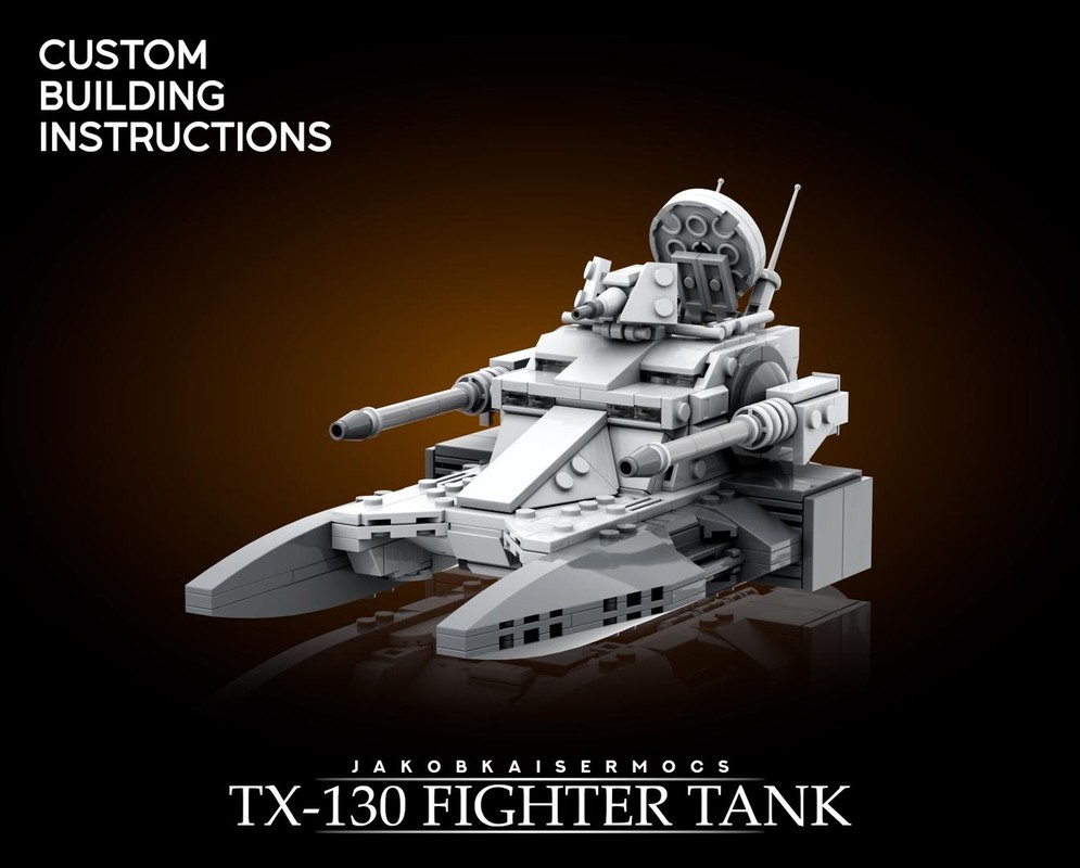 LEGO MOC TX-130 Fighter Tank by JakobKaiserMOCs | Rebrickable - Build ...