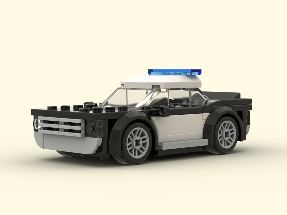 LEGO MOC 1980s-Style Police Car by Tyler03 | Rebrickable - Build with LEGO