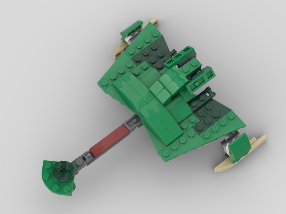 Lego Moc 31058 Klingon Ktinga By Klintisztvud Rebrickable Build