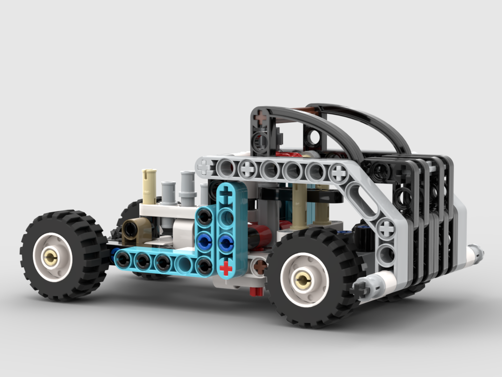 LEGO MOC Truck with Four-Cylinder Engine by Raptor9889 | Rebrickable ...