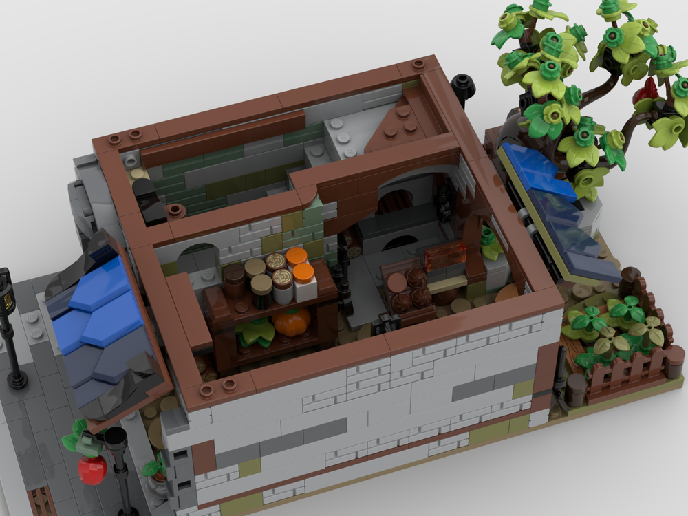 Lego Moc Modular Market And Antique Store By Krugaar Rebrickable