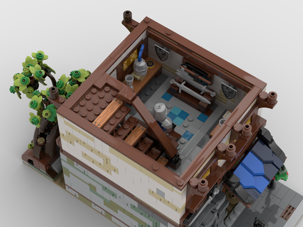 Lego Moc Modular Market And Antique Store By Krugaar Rebrickable