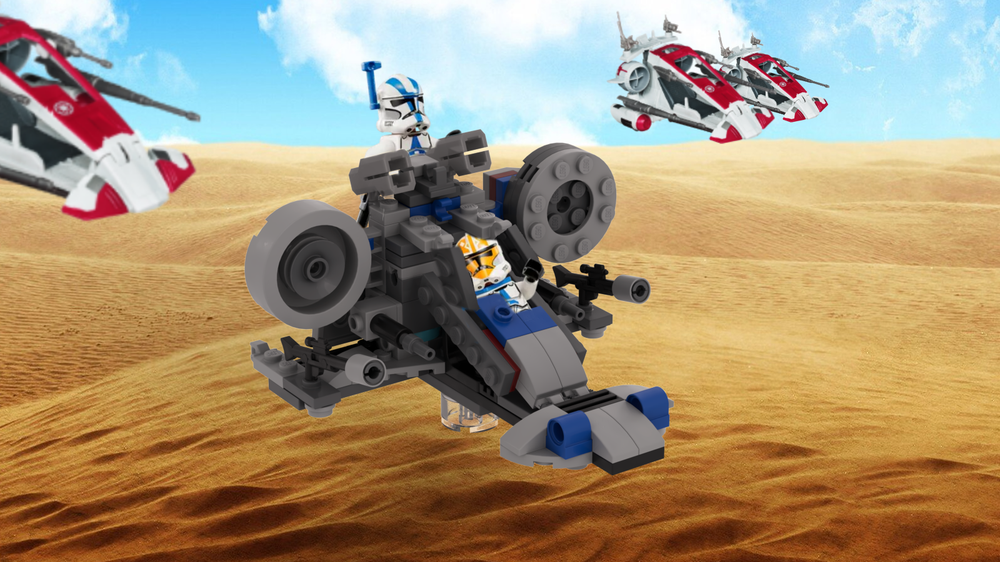 LEGO MOC Republic Scout Speeder by Bazwaldo12345 | Rebrickable - Build ...