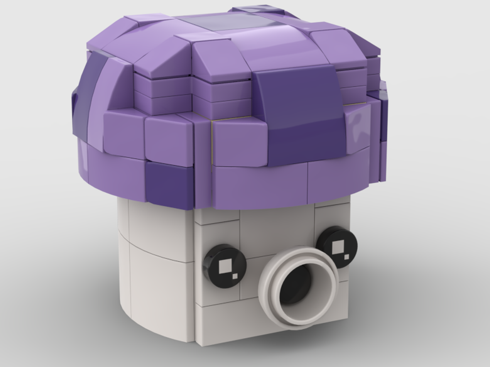 LEGO MOC PVZ 2 Puff shroom by EXCALIBURtheONE | Rebrickable - Build ...