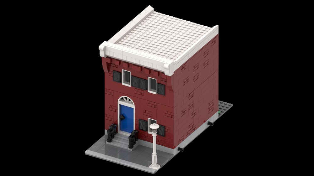 LEGO MOC Modular Brick Rowhome 1 by jkleinot | Rebrickable - Build with ...