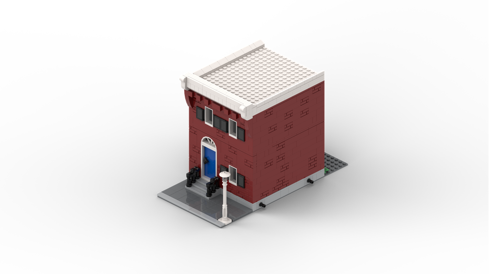 LEGO MOC Modular Brick Rowhome 1 by jkleinot | Rebrickable - Build with ...