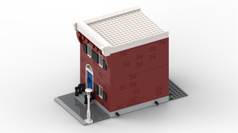 LEGO MOC Modular Brick Rowhome 1 by jkleinot | Rebrickable - Build with ...