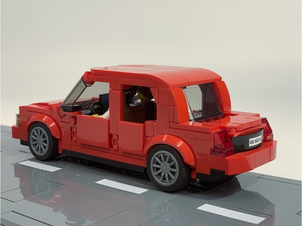 LEGO MOC-154895 2000s Red Unmarked Police Car (6-wide) by ...