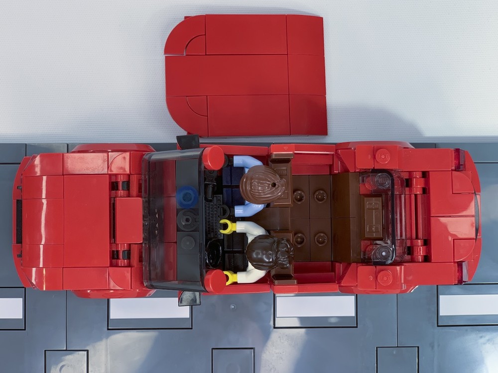 LEGO MOC 2000s Red Unmarked Police Car (6-wide) by BrickPerfection ...