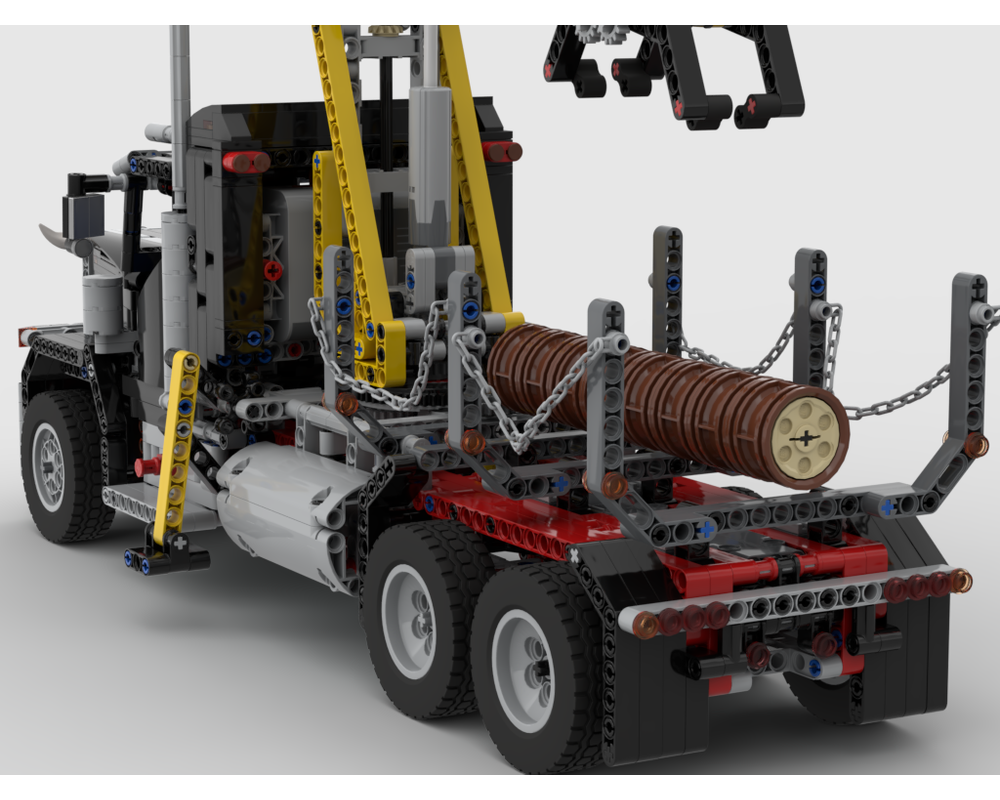 LEGO MOC Peterbilt 389 log truck by Cyborg-Samurai | Rebrickable ...