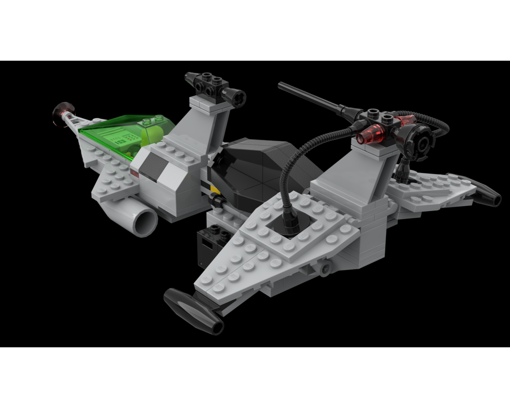 LEGO MOC Classic Space Reimagined: Gamma V Laser Craft 6891 by watson ...