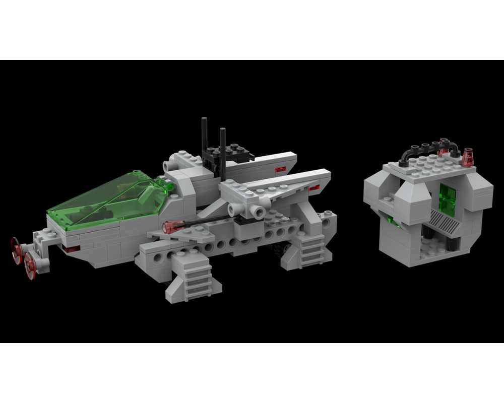 LEGO MOC Classic Space Reimagined: Modular Space Transport 6892 by ...