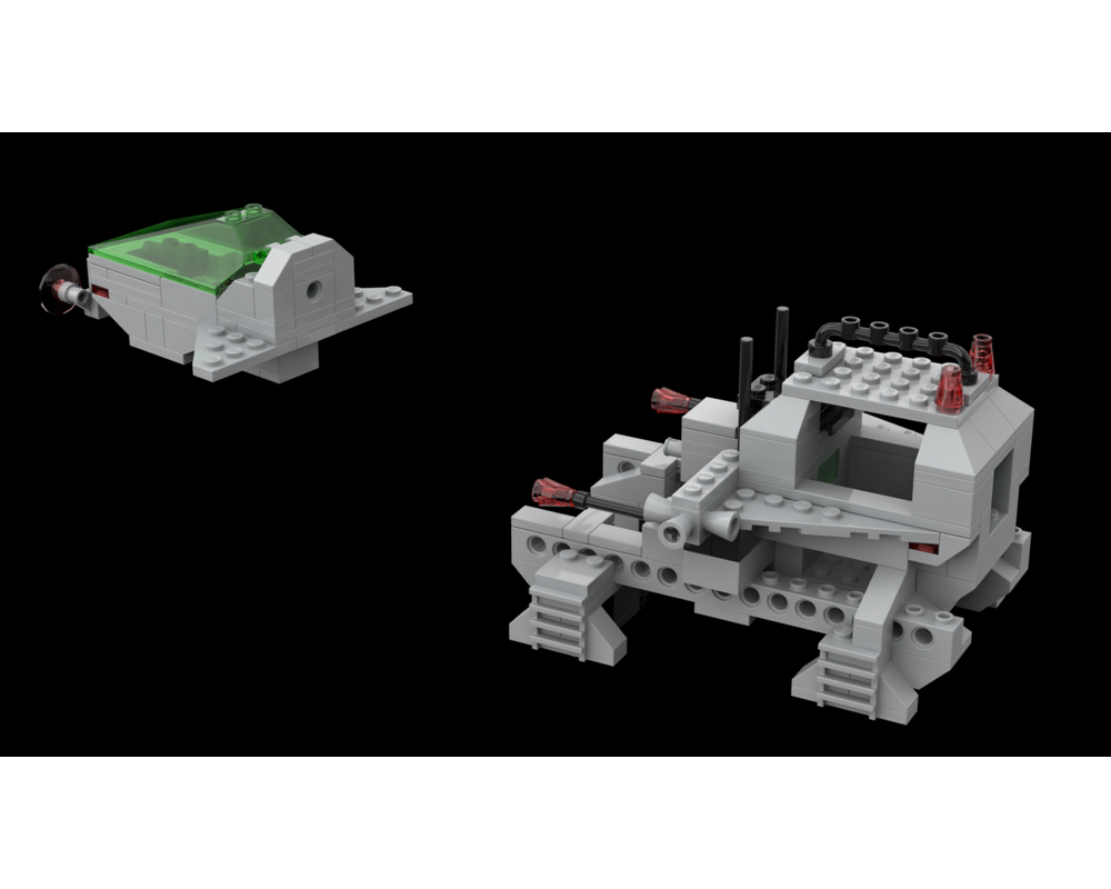 LEGO MOC Classic Space Reimagined: Modular Space Transport 6892 by ...