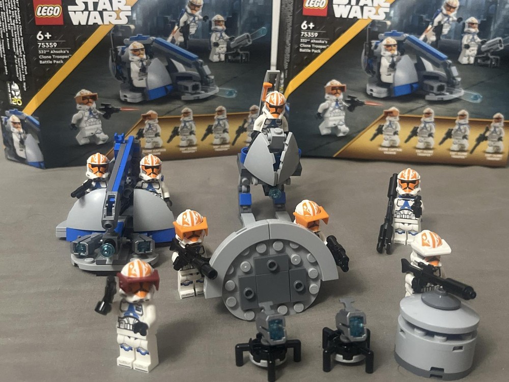 LEGO MOC-154909 2 x 332nd Ashoka’s Clone Trooper Battle Pack (75359 ...
