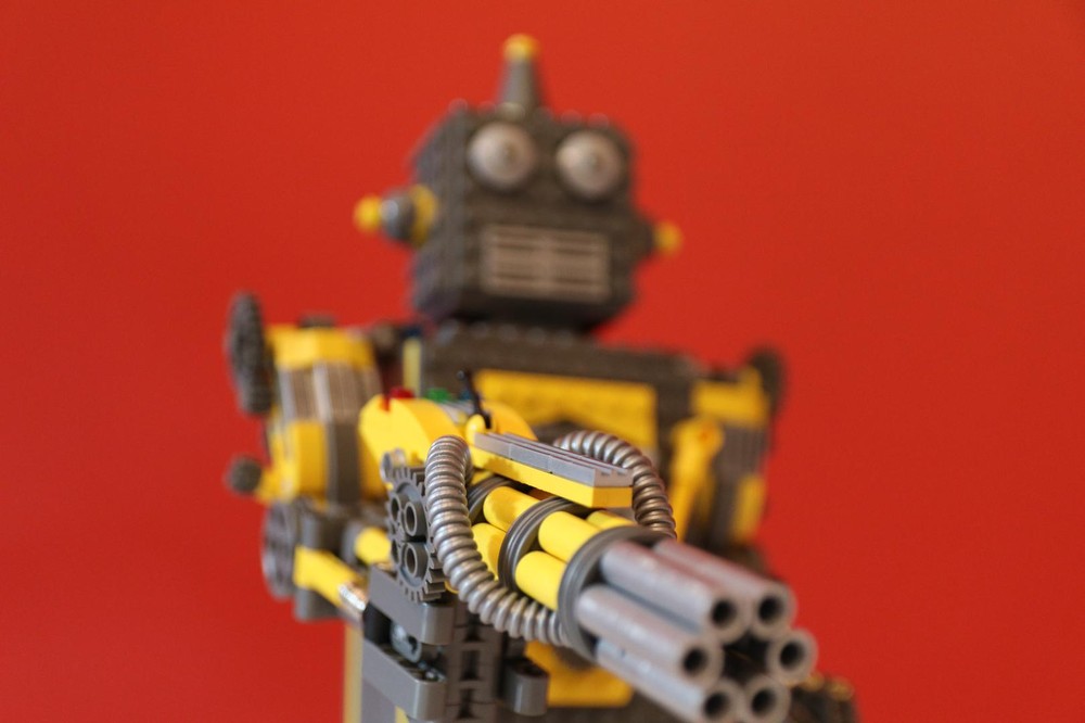 LEGO MOC Gun for Wind-up Robot by Eddie_Young | Rebrickable - Build ...