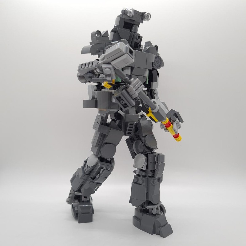 LEGO MOC Fallout: T-60 Power Armor (Old version) by Moc_Lobster | Rebrickable - Build with LEGO