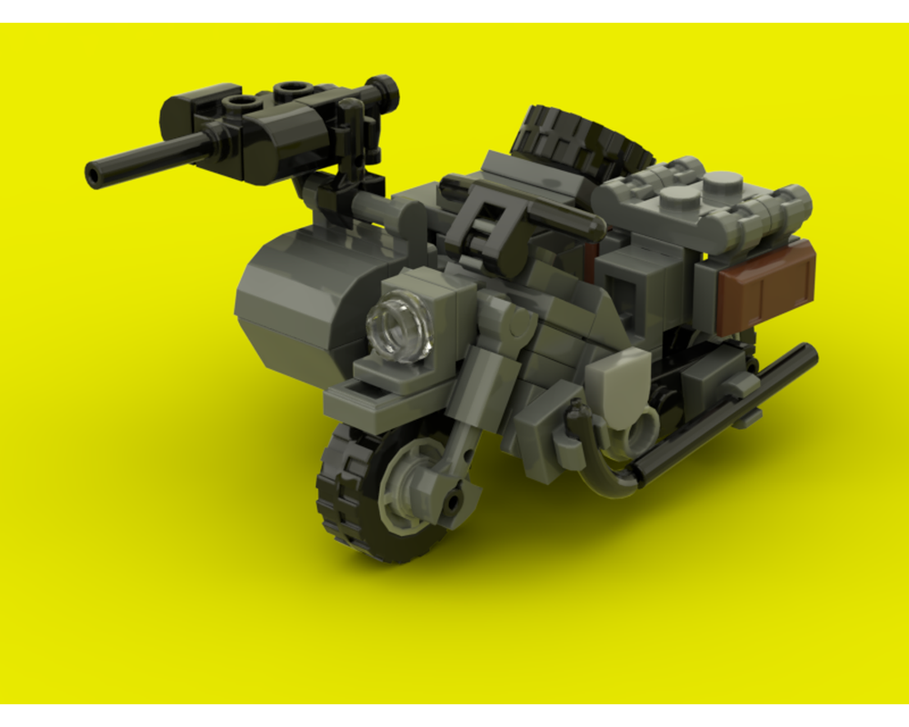 LEGO MOC WW2 German Motorcycle with a Sidecar (2 in 1) by MOC Maker ...