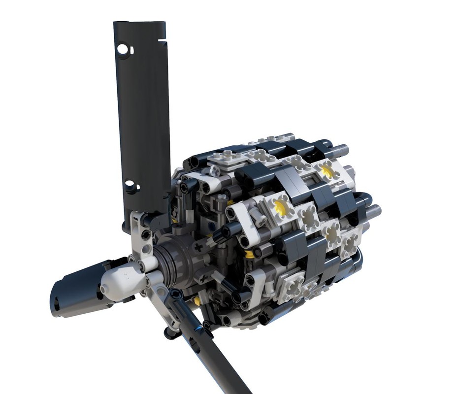 LEGO MOC 28 Cylinder Radial Engine by WPNGLS | Rebrickable - Build with ...