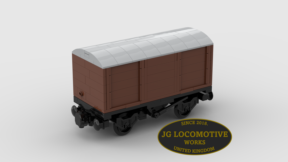 LEGO MOC British Rail Goods Van (7W) by JG Locomotive Works ...