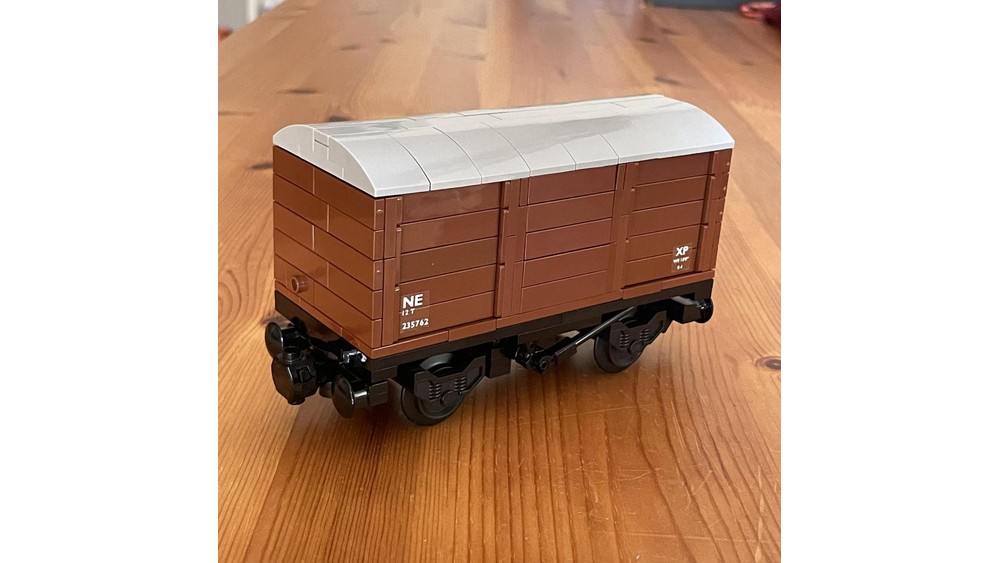 LEGO MOC British Rail Goods Van (7W) by JG Locomotive Works ...