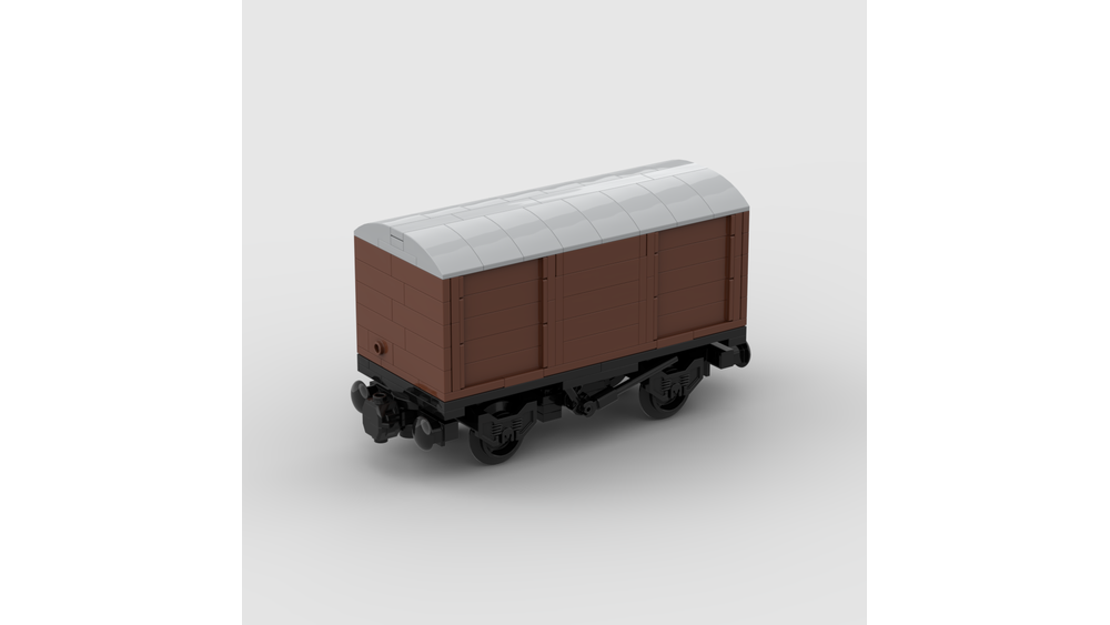 LEGO MOC British Rail Goods Van (7W) by JG Locomotive Works ...
