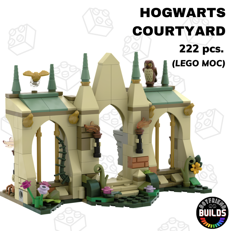 LEGO MOC-154958 HP Castle Courtyard by boyfriendbuilds | Rebrickable ...