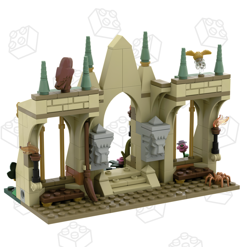 LEGO MOC HP Castle Courtyard by boyfriendbuilds | Rebrickable - Build ...