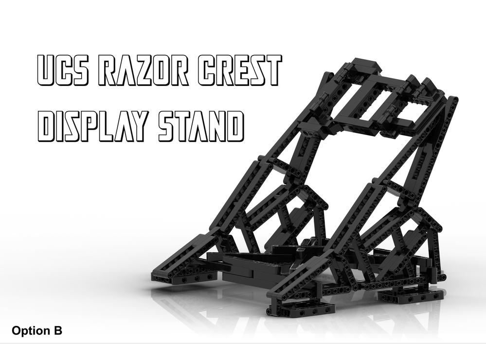 LEGO MOC UCS Razor Crest Display Stand by dertagedieb | Rebrickable ...