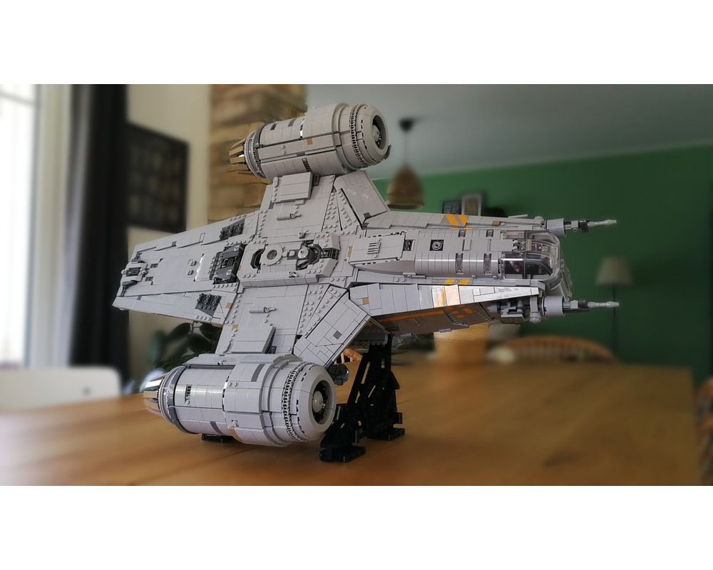 Lego Moc Ucs Razor Crest Display Stand By Dertagedieb Rebrickable