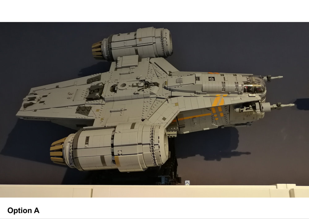 LEGO MOC UCS Razor Crest Display Stand by dertagedieb | Rebrickable ...