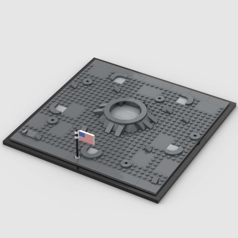 LEGO MOC Grumman LEM Baseplate by JAW0323 | Rebrickable - Build with LEGO