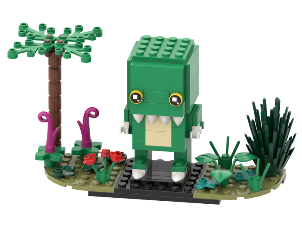 LEGO MOC Dinosaur Brickheadz by LegacyLego | Rebrickable - Build with LEGO