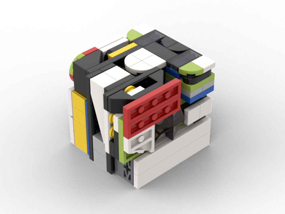LEGO MOC Puzzle Cube by BuildingByTheBrick | Rebrickable - Build with LEGO